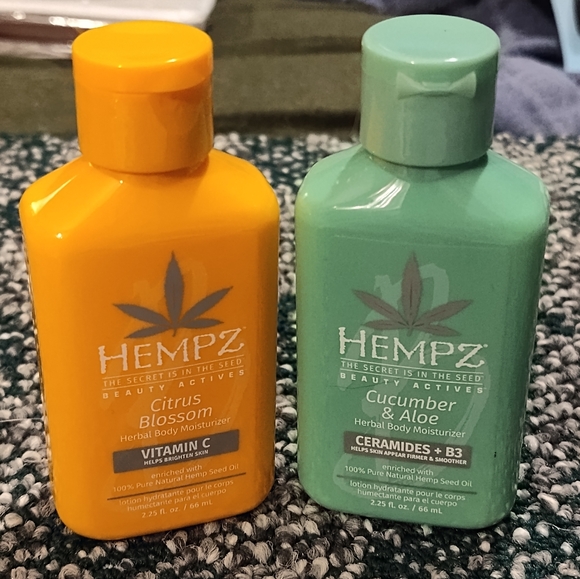 Hempz | Bath & Body | Nwt Hempz Lotion Set Cucumber Aloe And Citrus ...